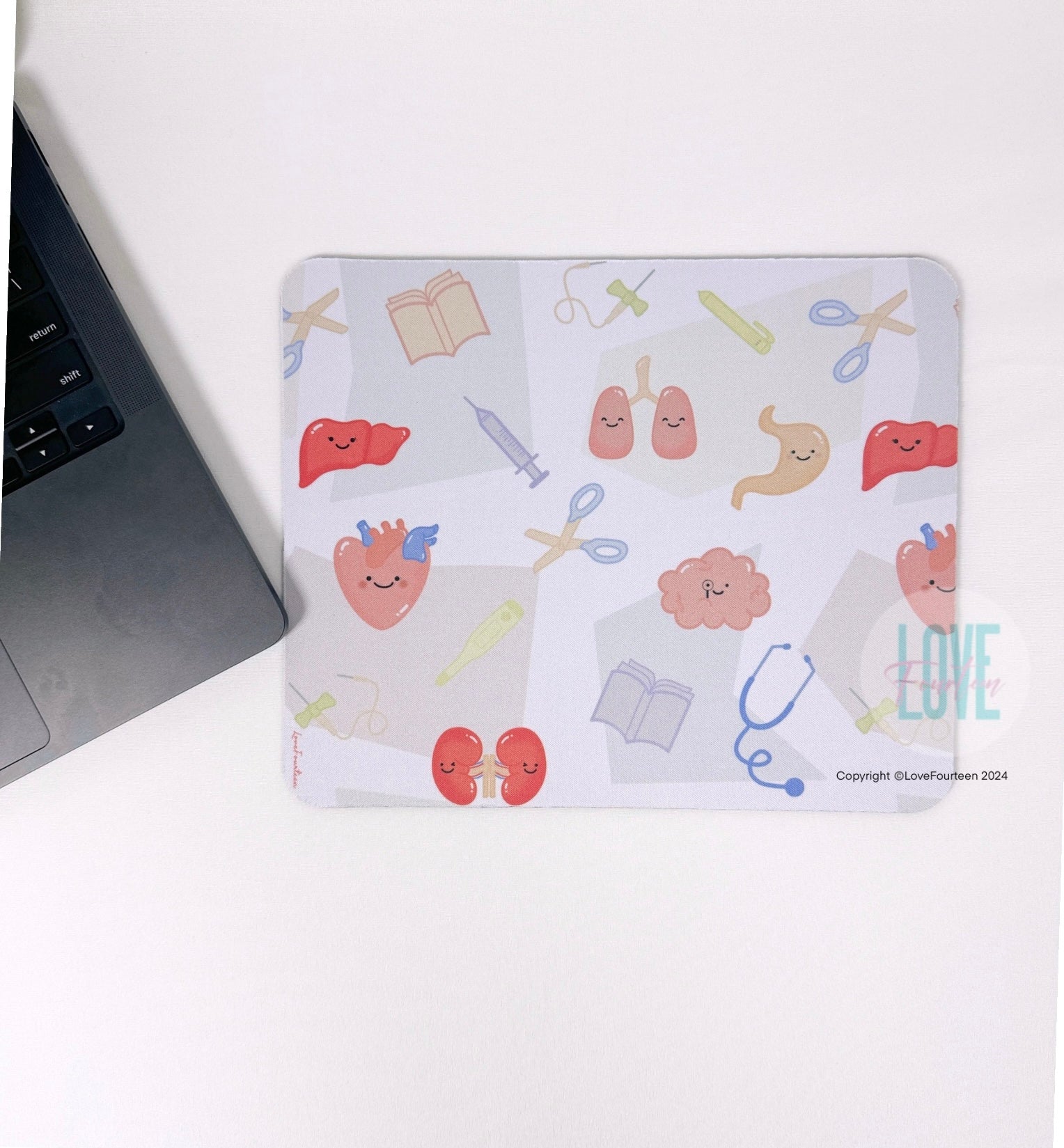 Anatomy Doodles Mouse Pad – LoveFourteen